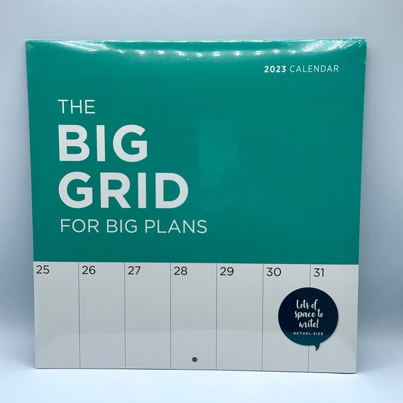 Bright Day | Office | 223 Big Grids For Big Plans Wall Calendar 2 X 12 ...